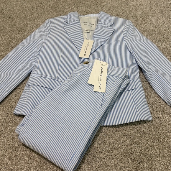 Janie and Jack | Matching Sets | Nwt Janie And Jack Seersucker Suit ...
